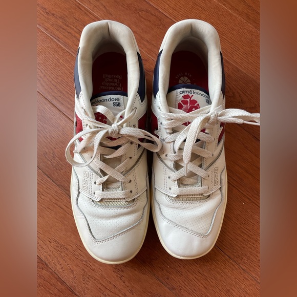Aime Leon Dore | Shoes | New Balance X Aime Leon Dore Ald 55 White Navy ...